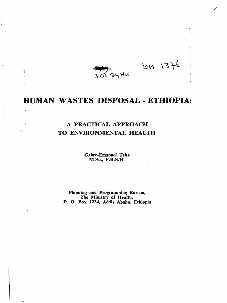 Human Waste Disposal | PDF | Sewage Treatment | Medical Specialties