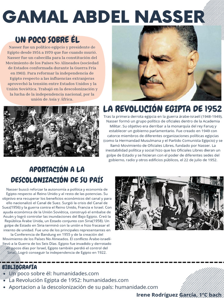 Gamal Abdel | PDF | Gamal Abdel Nasser | Egipto