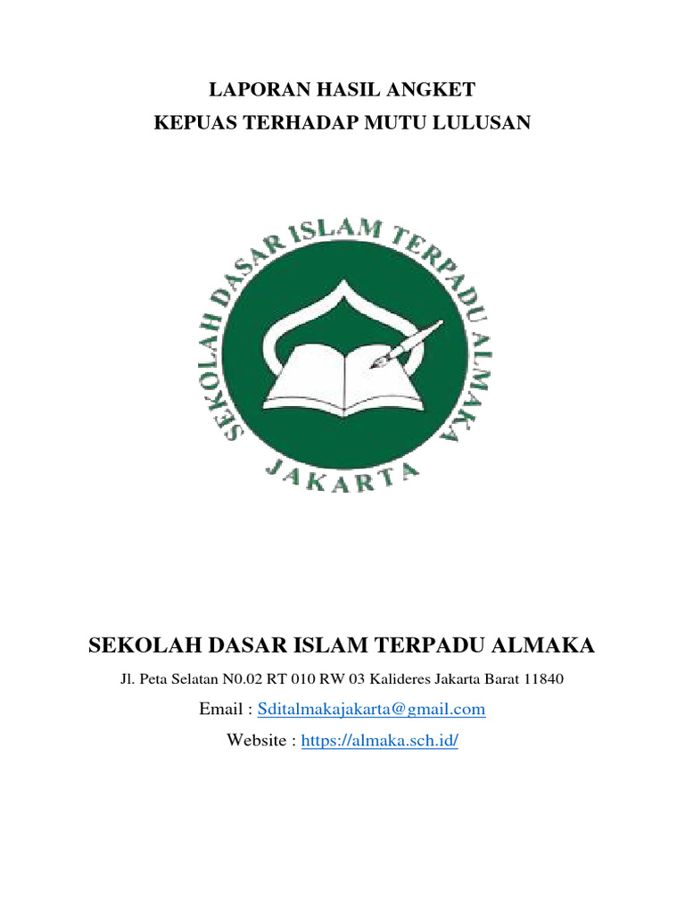 Kepuasan Mutu Lulusan SDIT Almaka | PDF