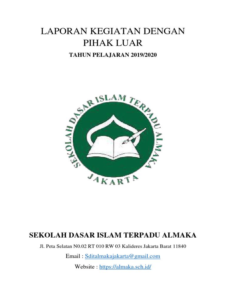 Laporan Kegiatan Lomba SDIT Almaka 2019-2020 | PDF