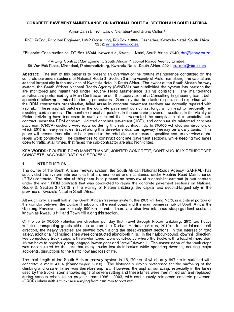 Brink - ISCP China 2011 - Print | PDF | Road | Road Surface