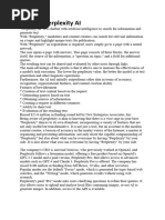 Perplexity AI Presentation | PDF