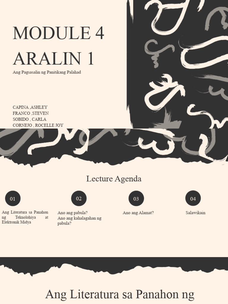 Module 4 Aralin 1 | PDF