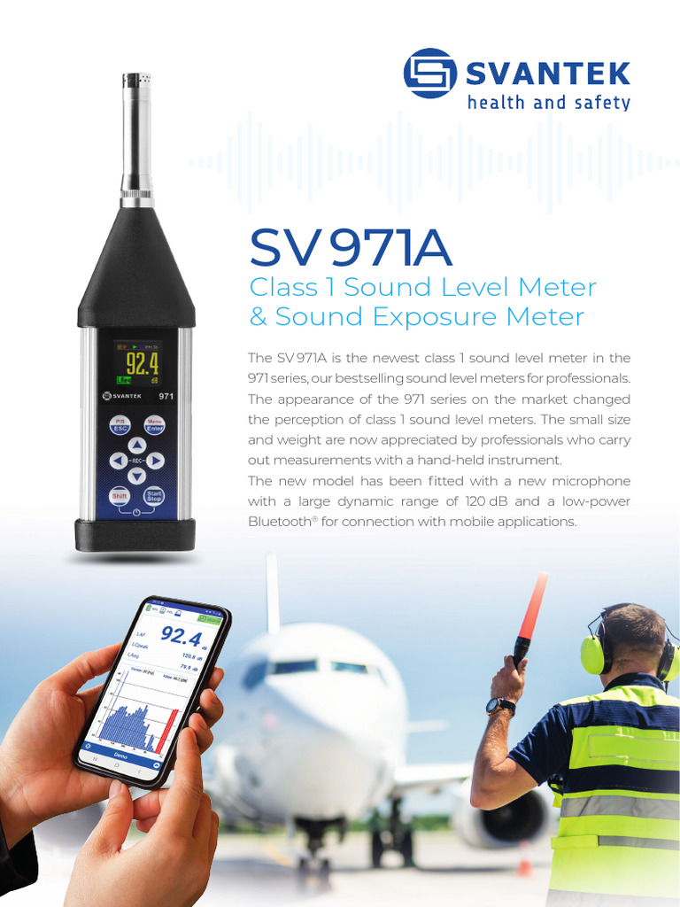 SV971A Data Sheet HS | PDF | Noise | Decibel