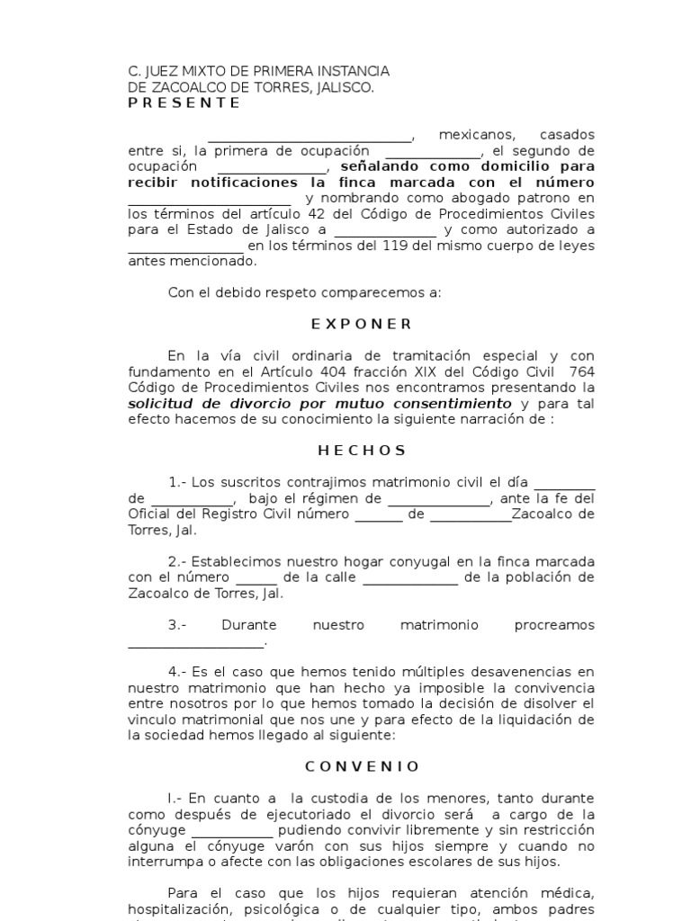 Mutuo Formato | PDF | Divorcio | Matrimonio