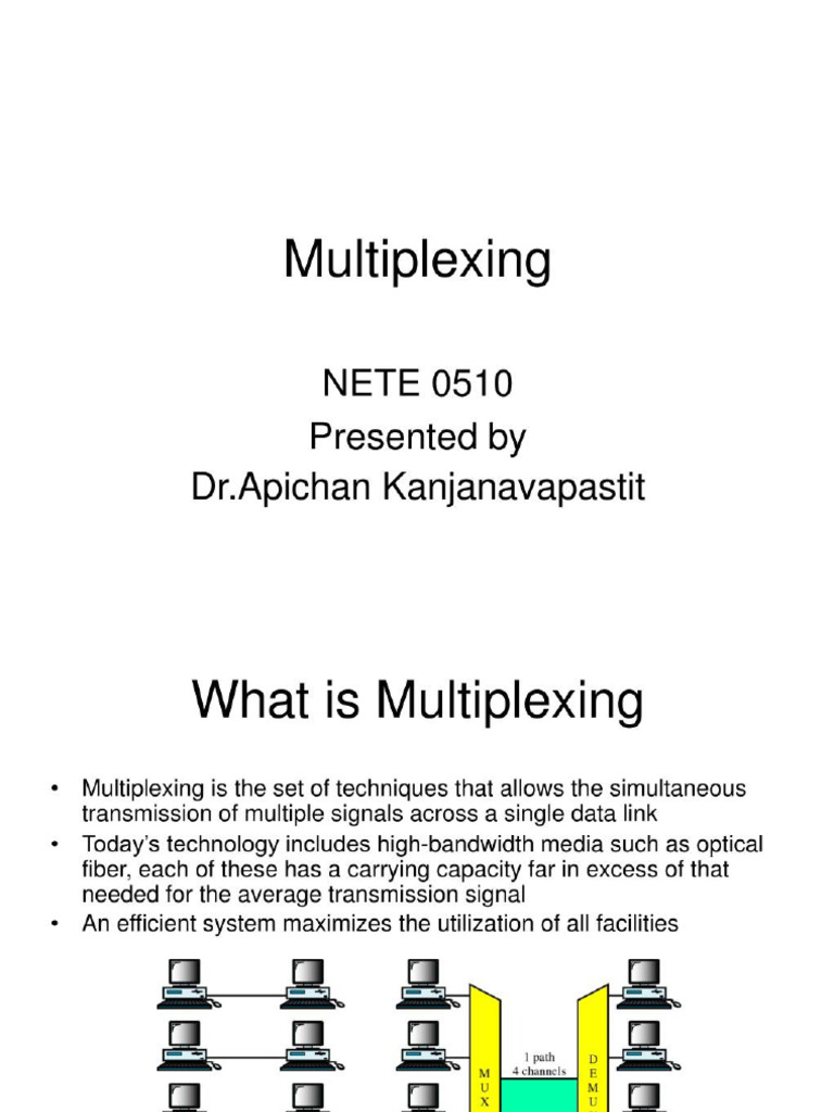 Topic#08, Multiplexing | PDF