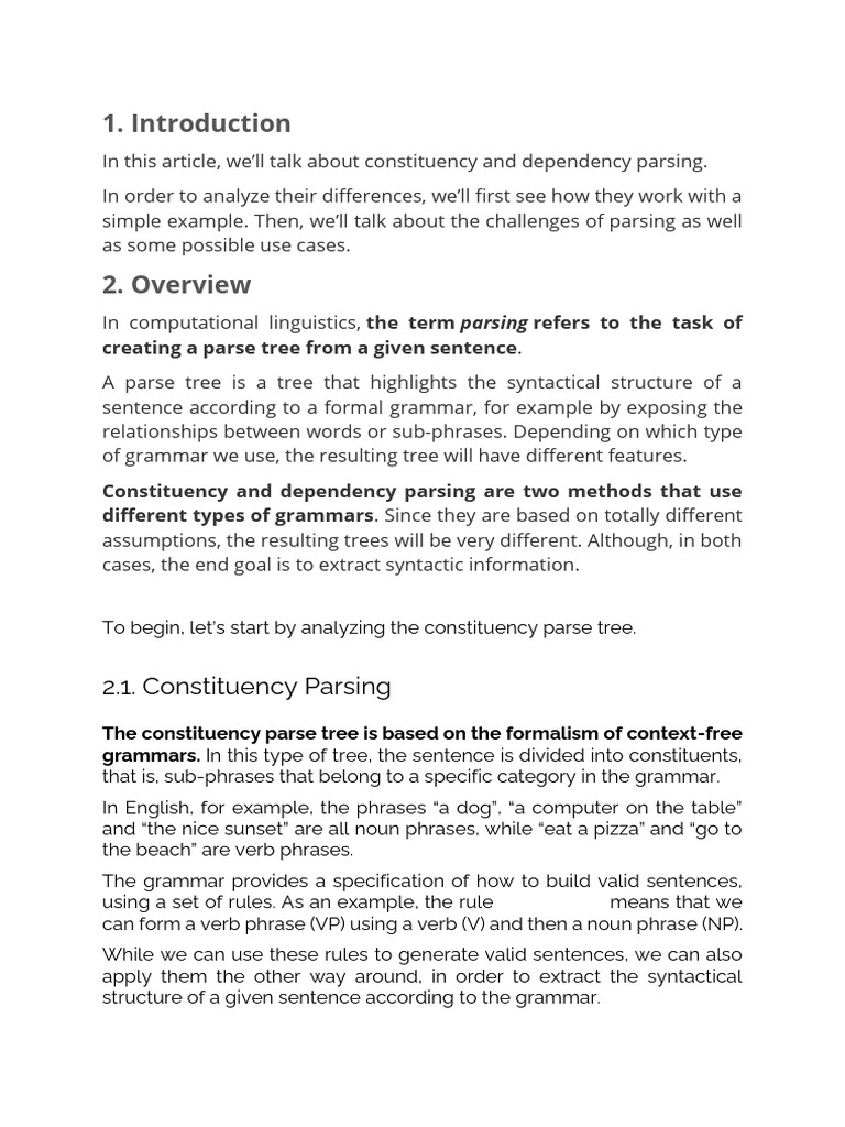 Understanding Constituency Parsing | PDF | Parsing | Phrase