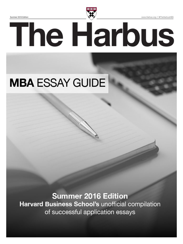 Harvard MBA Essay Guide 2016 | PDF | Motivation | Motivational