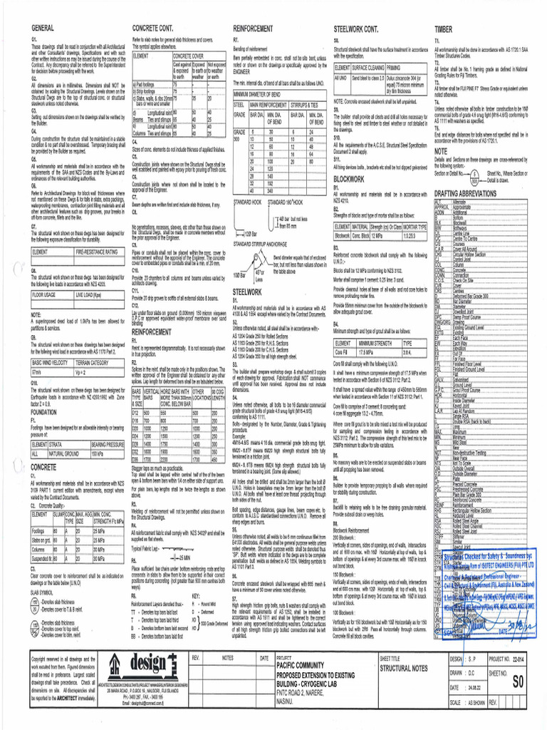 Annex 7 - Structural - Stamped Structural Drawings | PDF | Structural ...