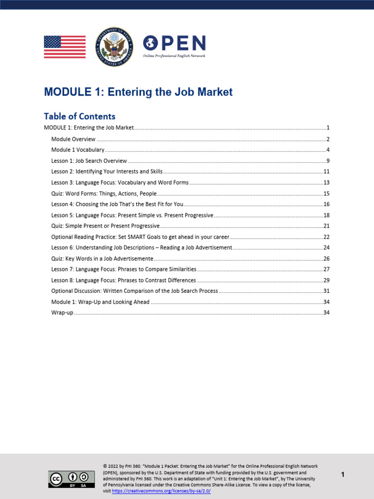 Ecd Full Course Module Packet Pdf Résumé Employment