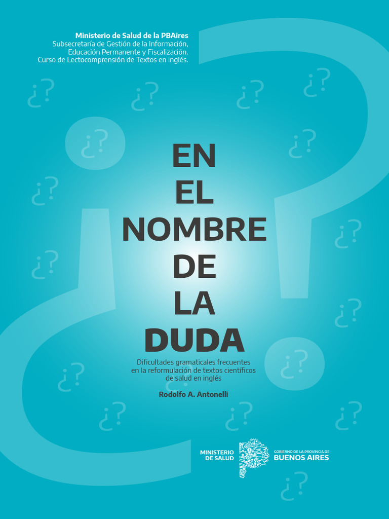 En el nombre de la duda | PDF | Traducciones | VIH / SIDA