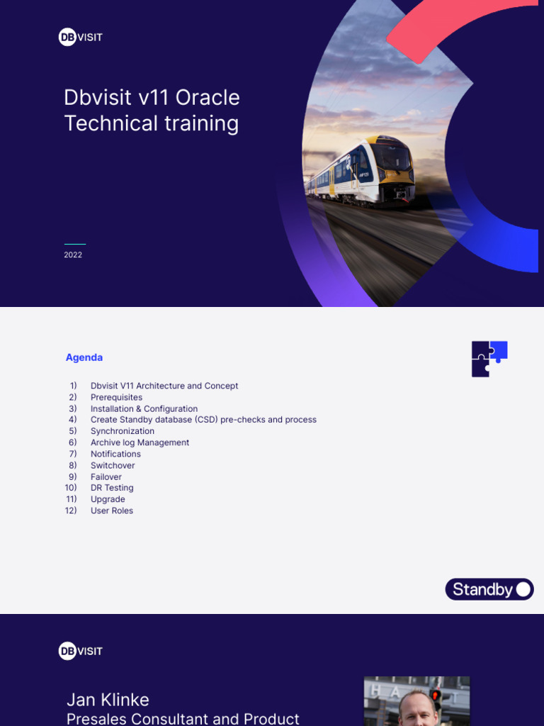 Dbvisit V11 Oracle Training Agenda | PDF | Backup | Databases