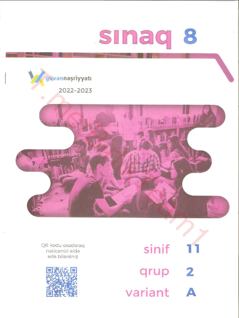 Güvən Sınaq 8 Blok 2-Ci Qrup 11-Ci Sinif 26.03.2023 | PDF