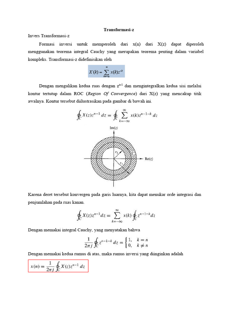 Transformasi Z | PDF