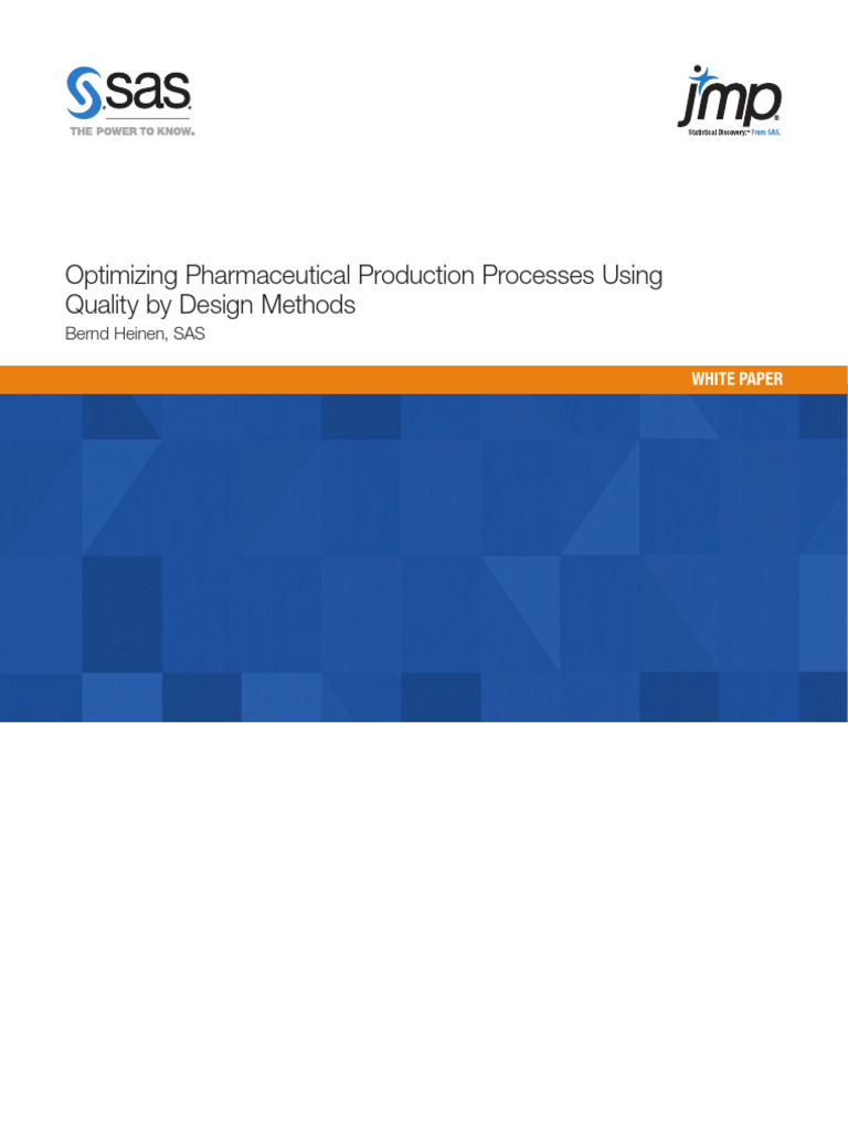 Optimizing Pharma Process Using QBD | Download Free PDF | Probability ... Optimizing Pharma Process Using QBD | Download Free PDF | Probability ...