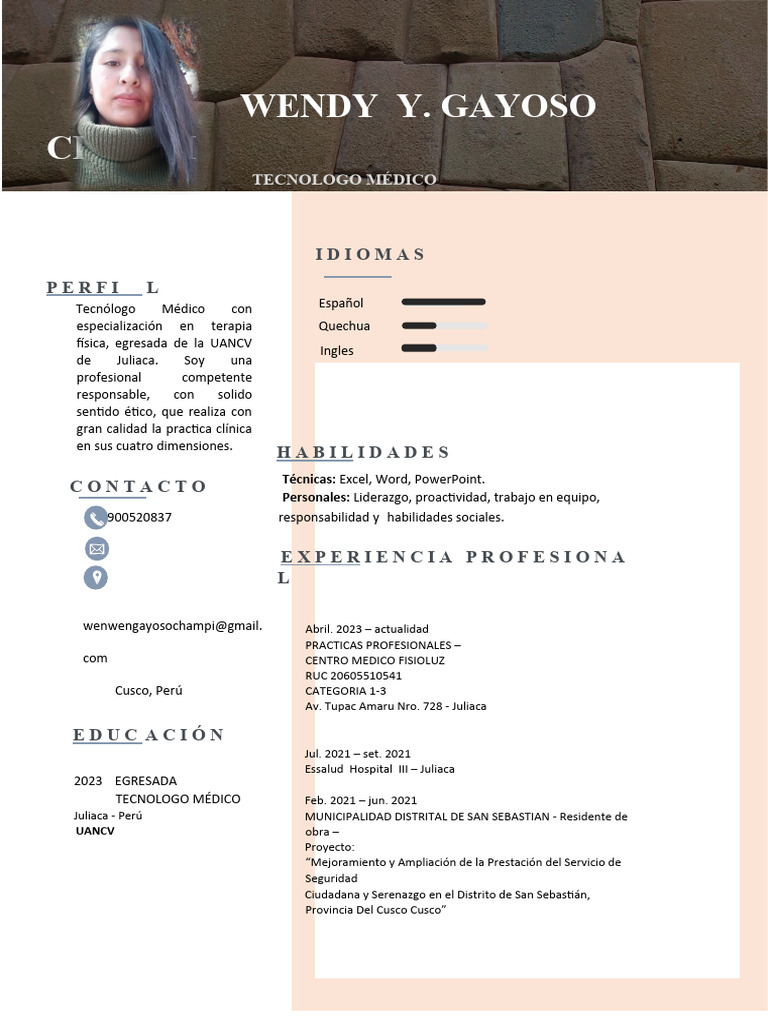 CV 2023 Veronica Tecsi GBL Nov | PDF