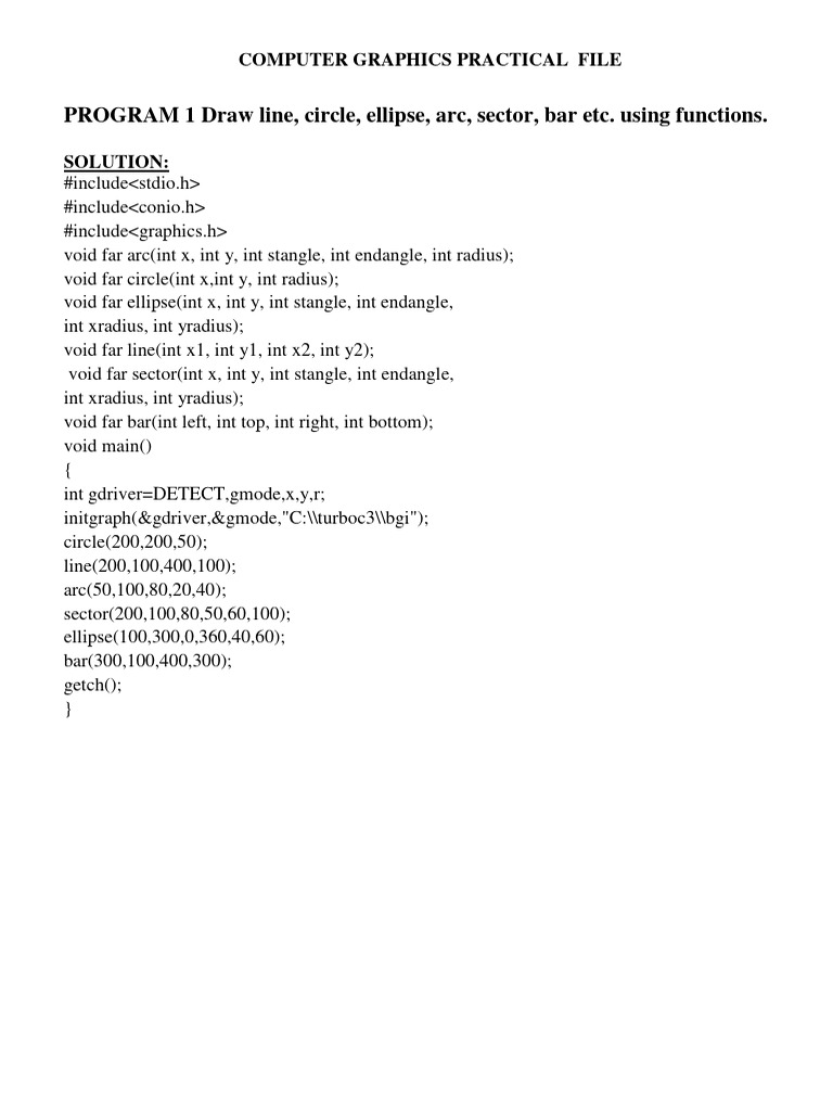 CGMA Practical File | PDF | Computer Programming | Computing