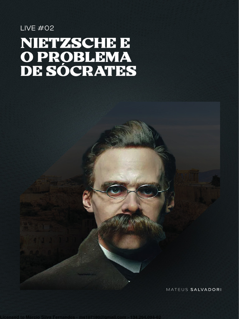 #02 Nietzsche e o Problema de Sócrates | PDF | Sócrates | Friedrich ...