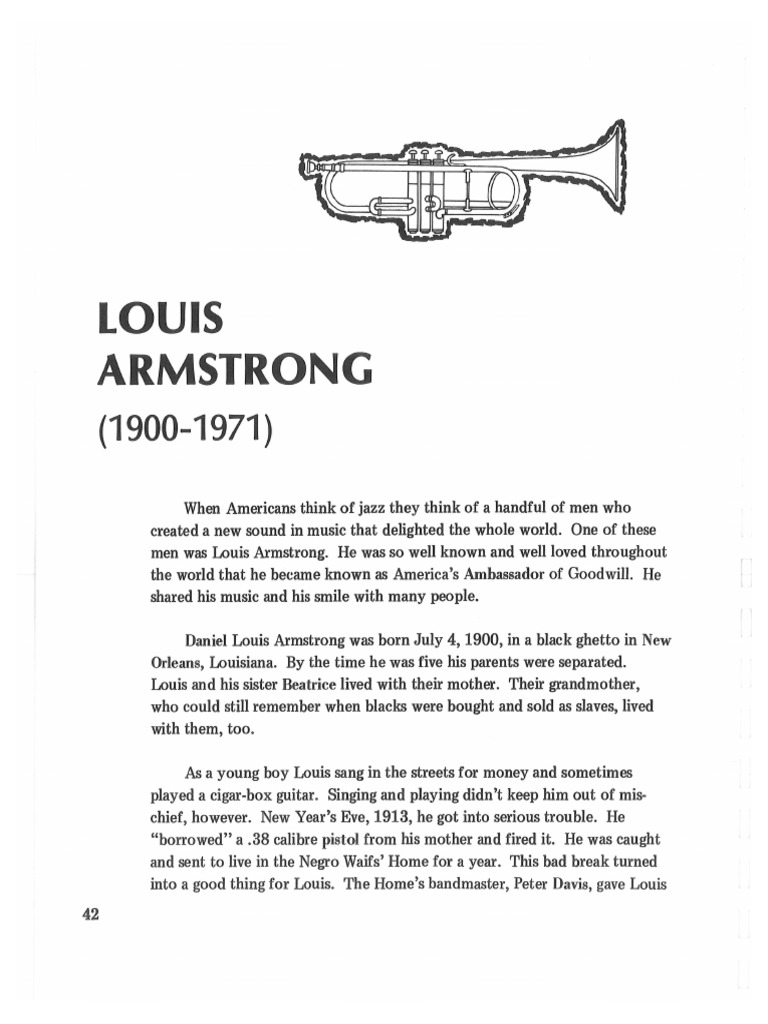 01 - Louis Armstrong | PDF