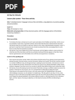 Inside Out ESL Emotions Lesson Plan | PDF | Emotions | Human Communication