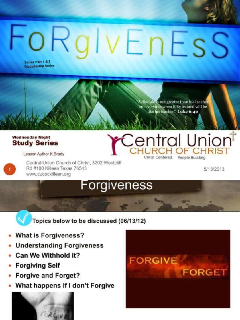 Forgiveness | PDF