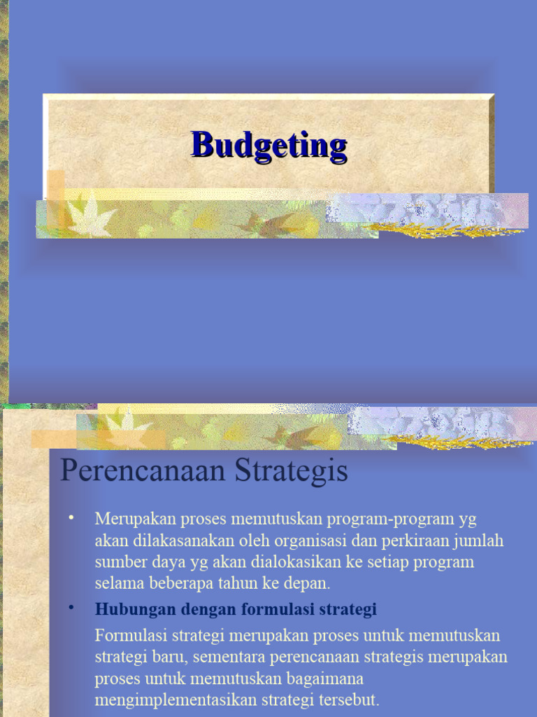 Budgeting | PDF