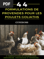 Élevage des Poulets Goliath: Guide Complet | PDF | Poulet | Élevage de ...