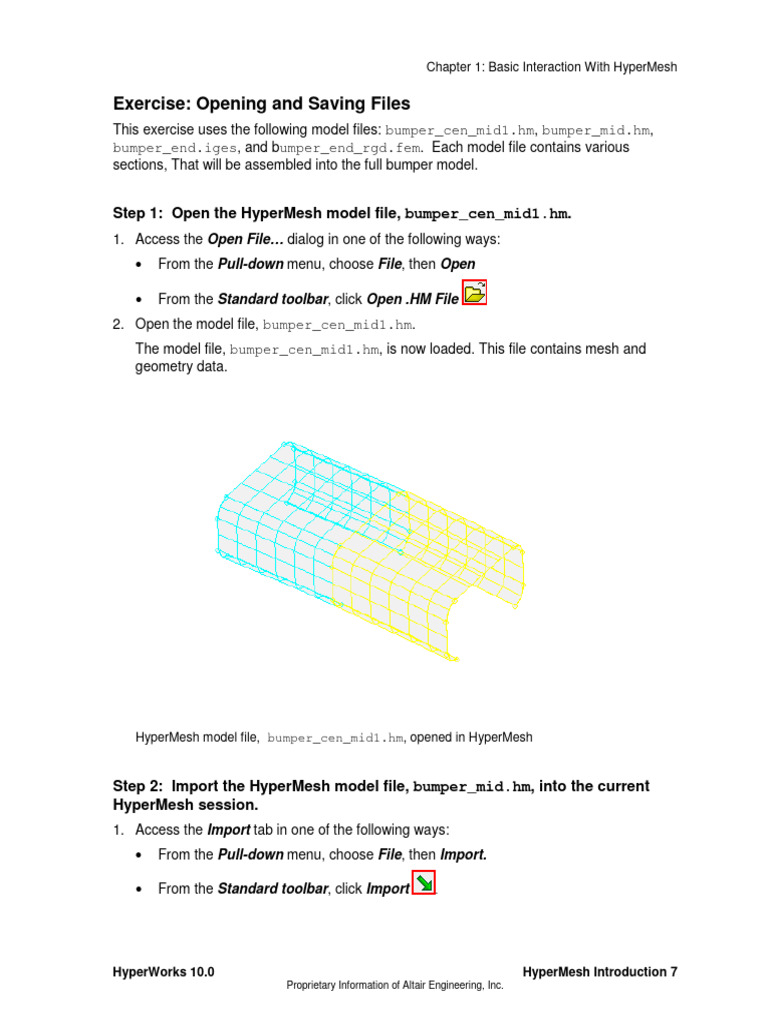 Exercise 1 - Opening and Saving Files | PDF | Computer File | Finite ...