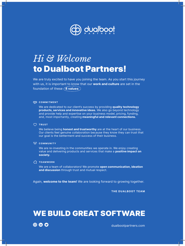 Branded Welcome Letter | PDF | Business | Social Science