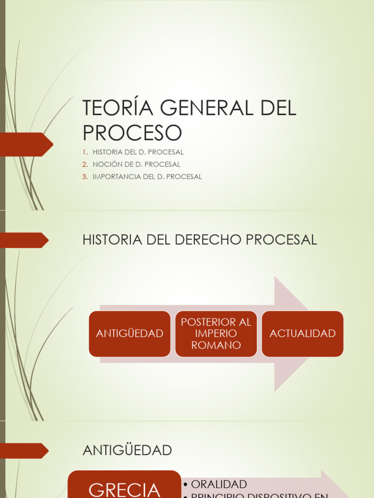 Teoría General Del Proceso | PDF | Evidencia (ley) | Ley procesal