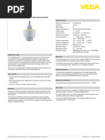 VEGAPULS C 21 Radar Sensor Datasheet | PDF | Radar | Equipment