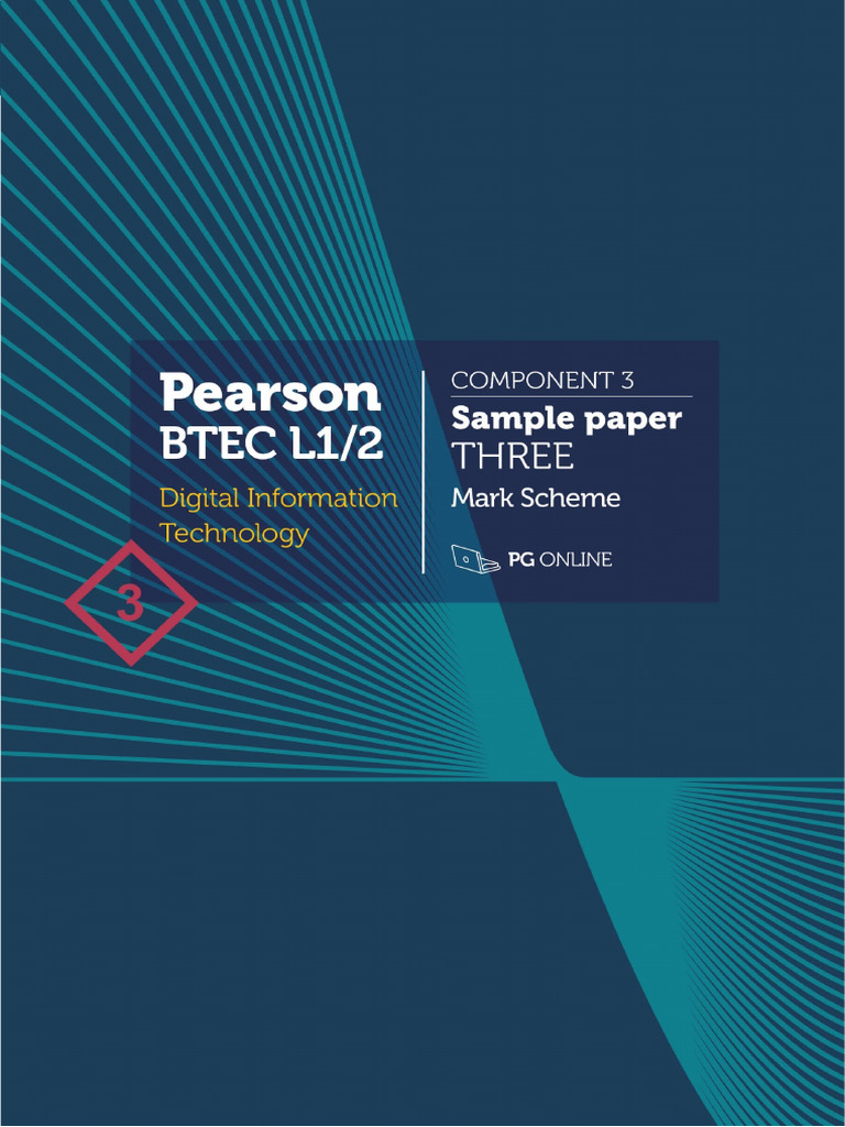 Sample Paper 3 Mark Scheme | PDF | Malware | Cloud Computing