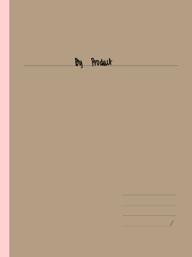 By Product Notes - COST ACCOUNTING | PDF | Debits And Credits | Inventory