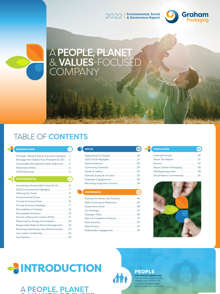 Graham Packaging Company 2022 | Download Free PDF | Sustainability ...