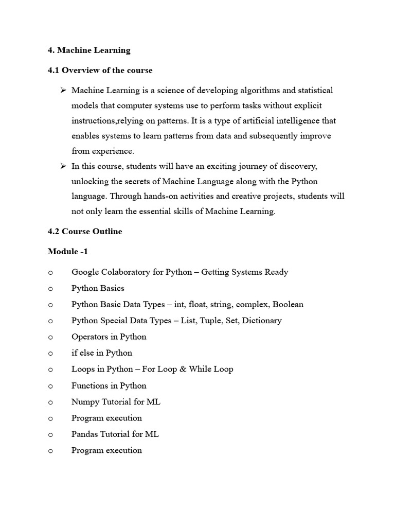 Machine Learning - CO | PDF | Machine Learning | Support Vector Machine