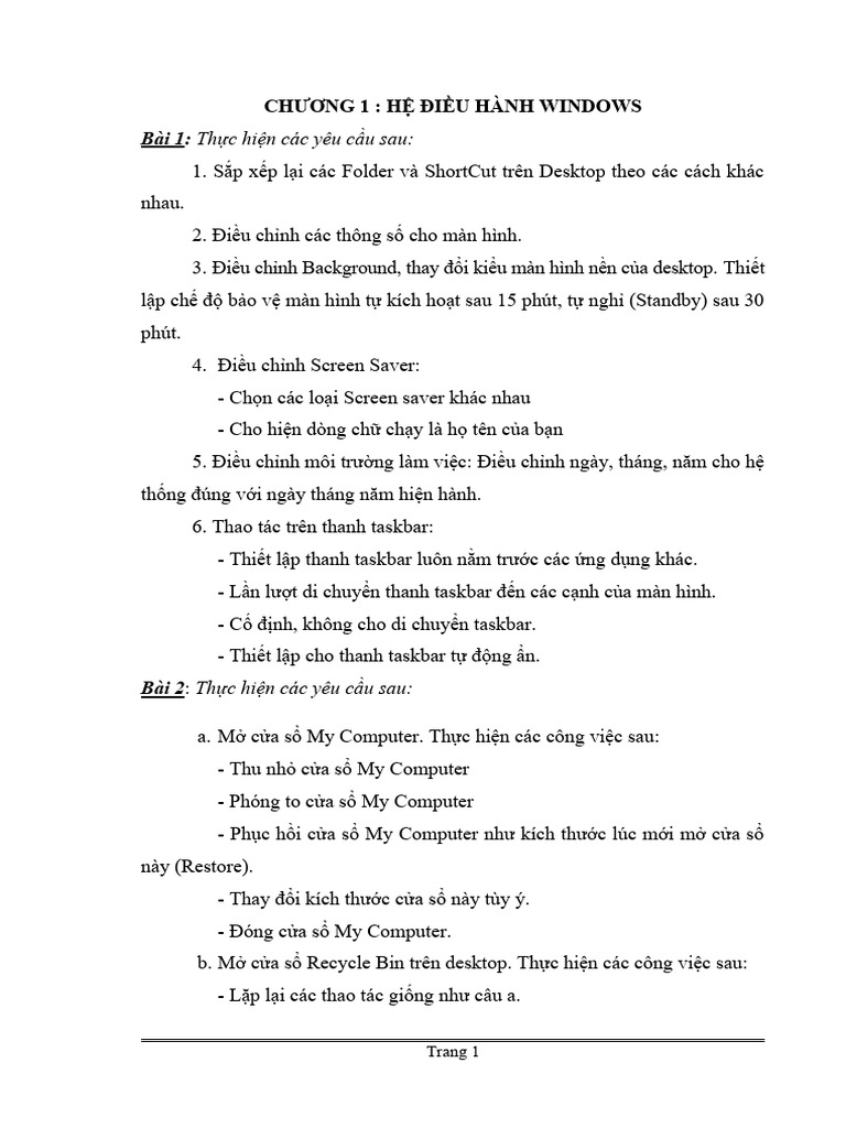 BT Tin Đ I Cương Hoàn | PDF