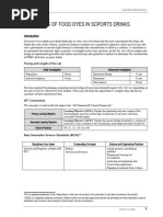 Molar Mass of Blue Dye #1 in Gatorade | PDF | Molar Concentration ...