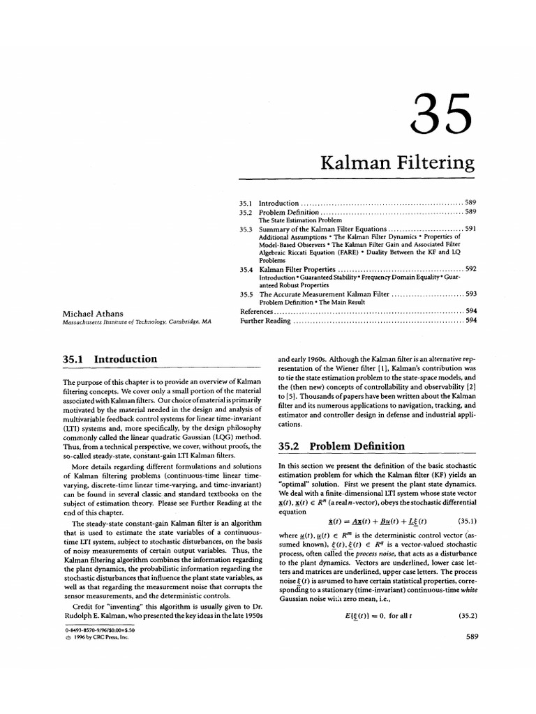 B Manual TCH Cap35 Filtro de Kalman | PDF