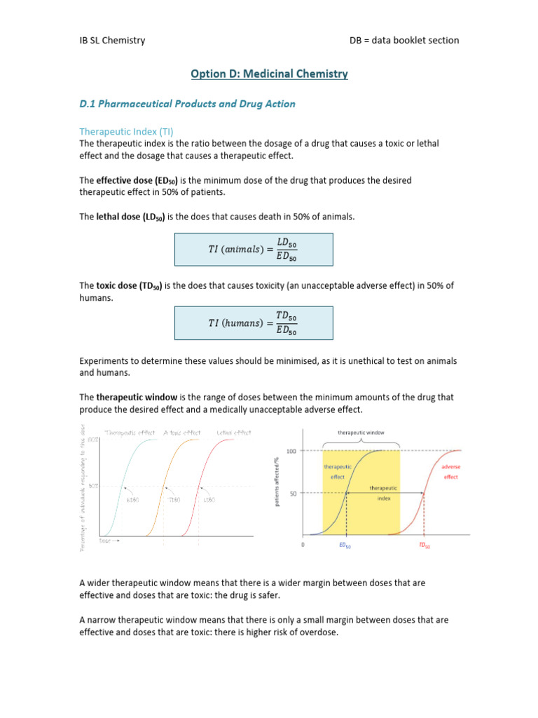 Option D Medicinal Chemistry | PDF | Penicillin | Morphine