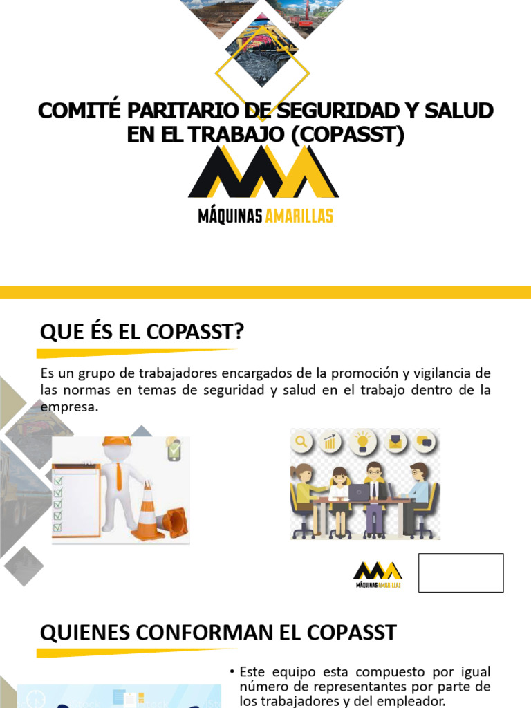Integrantes del COPASST en Maquinas Amarillas | PDF | Gobierno