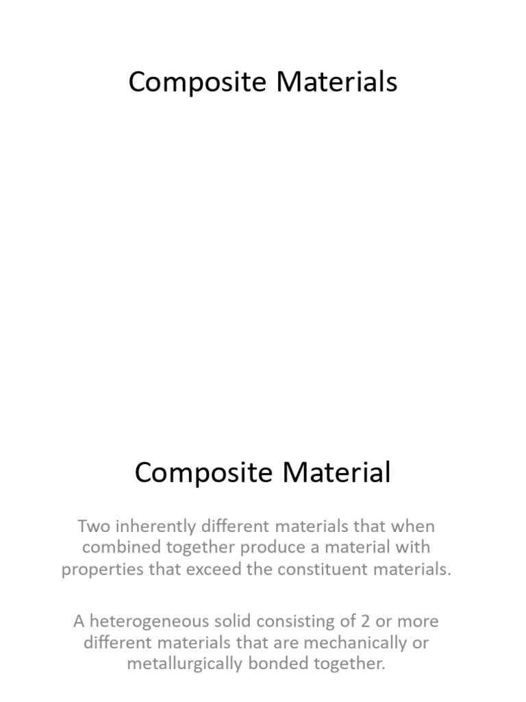 Material Properties of Composites | PDF | Composite Material | Fibers