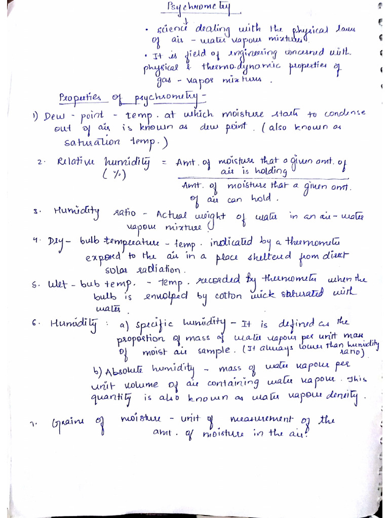 Psychometric Chart | PDF
