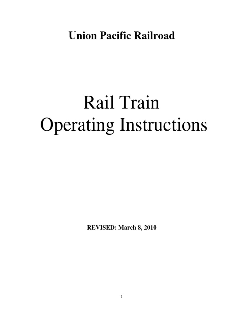 Rail Train | PDF | Rail Transport | Train