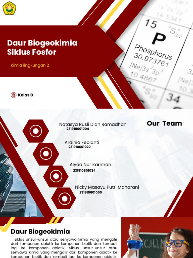 Siklus Fosfor - Kelompok 3 - Kelas B | PDF | Sains & Matematika