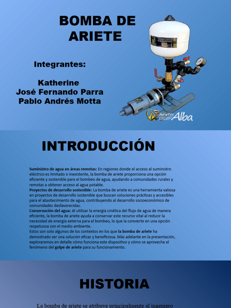 Bomba de Ariete-1 | PDF | Bomba | Agua