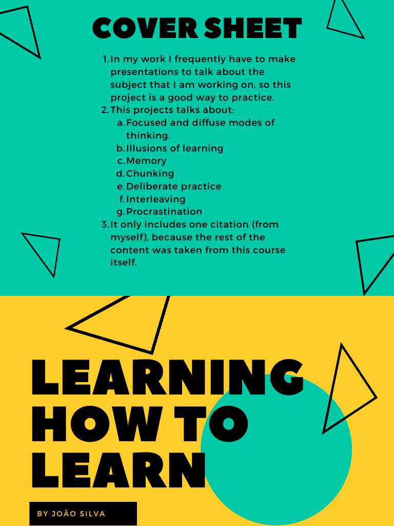 Learning How To Learn | Download Free PDF | Habits | Memory