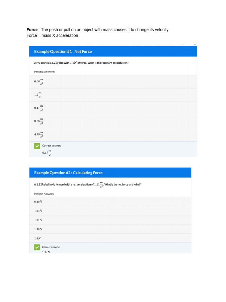 force and energy | PDF | Potential Energy | Kinetic Energy