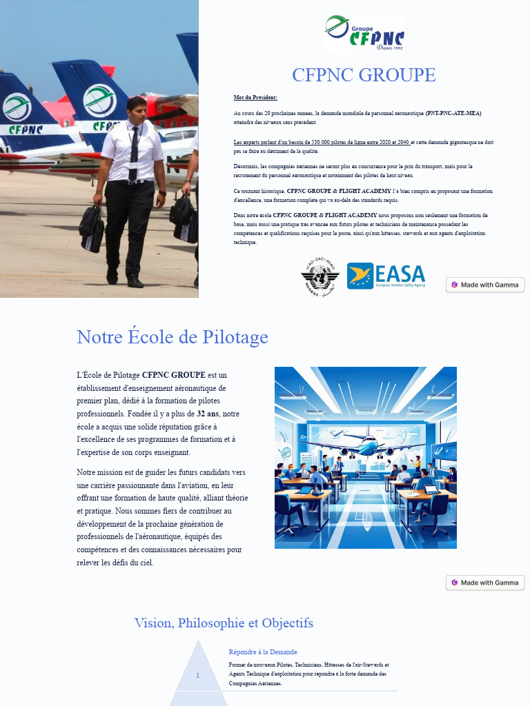 CFPNC Groupe | PDF | Personnel navigant | Aéronautiques