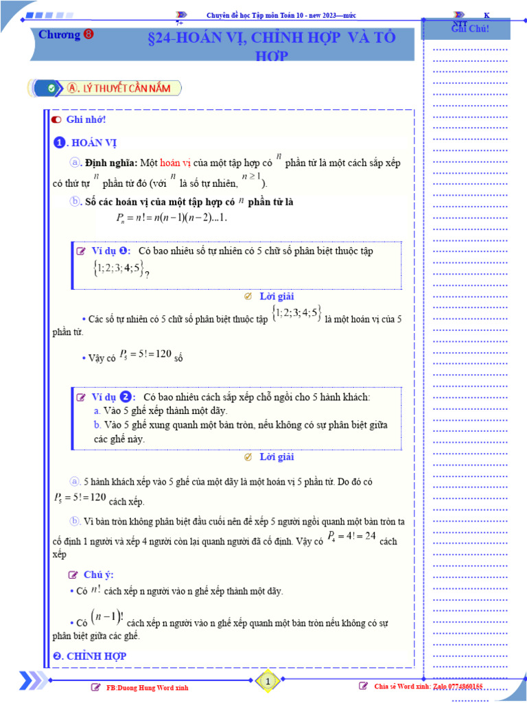 Ds10-C8-B24-Hoan Vi Chinh Hop To Hop | PDF