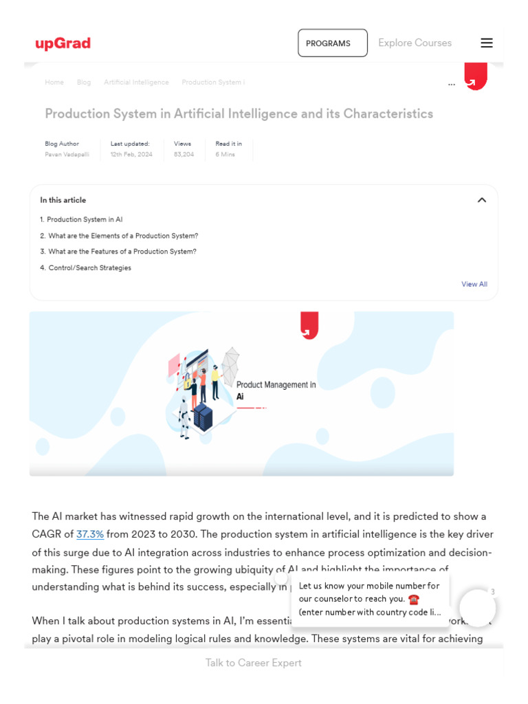 Production System in Arti Cial Intelligence and Its Characteristics | PDF | Artificial ...